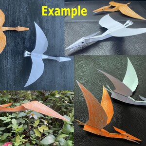Pteranodon Pterosaur 3D Dinosaur Craft Paper Craft Printable Activity ...