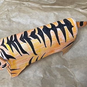 Tiger Paper Craft Printable Craft Activity for Kids Instant Download ...