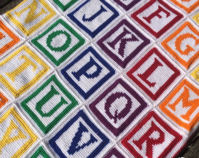 INSTANT DOWNLOAD crochet Alphabet Graph crochet Alphabet - Etsy