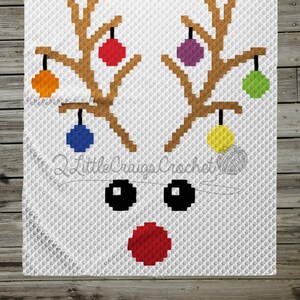 INSTANT DOWNLOAD Reindeer C2c Crochet Graph Crochet | Etsy
