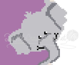 INSTANT DOWNLOAD Elephant Crochet Graph Crochet Pattern | Etsy