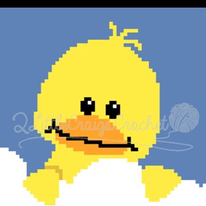 INSTANT DOWNLOAD - Duck - Crochet Graph - Crochet Pattern - Baby ...