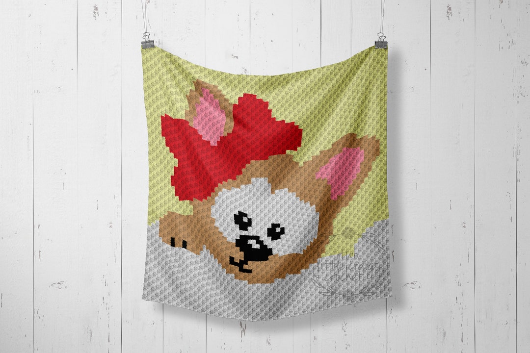 INSTANT DOWNLOAD - Cat - Crochet Graph - Crochet Pattern - Baby Blanket ...