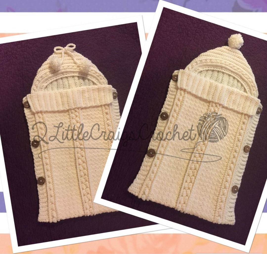 Crochet Sleep Sack - Crochet Baby Cocoon - Newborn Photo Prop - Crochet ...