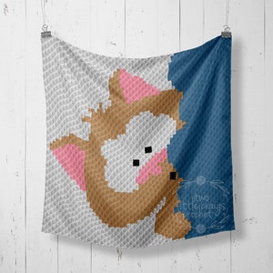 INSTANT DOWNLOAD - Cat - Crochet Graph - Crochet Pattern - Baby Blanket ...