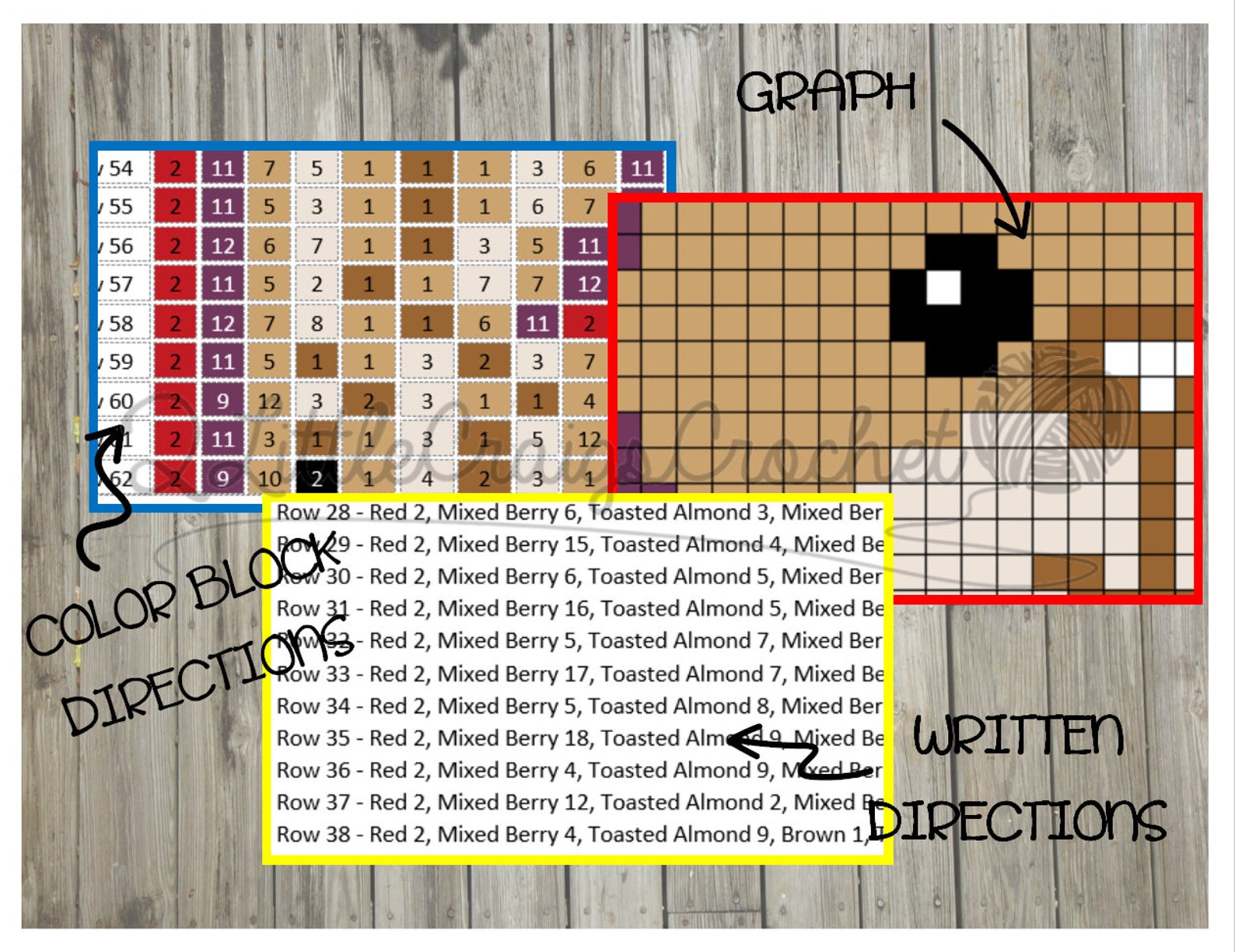 INSTANT DOWNLOAD Bear Crochet Graph Crochet Pattern | Etsy