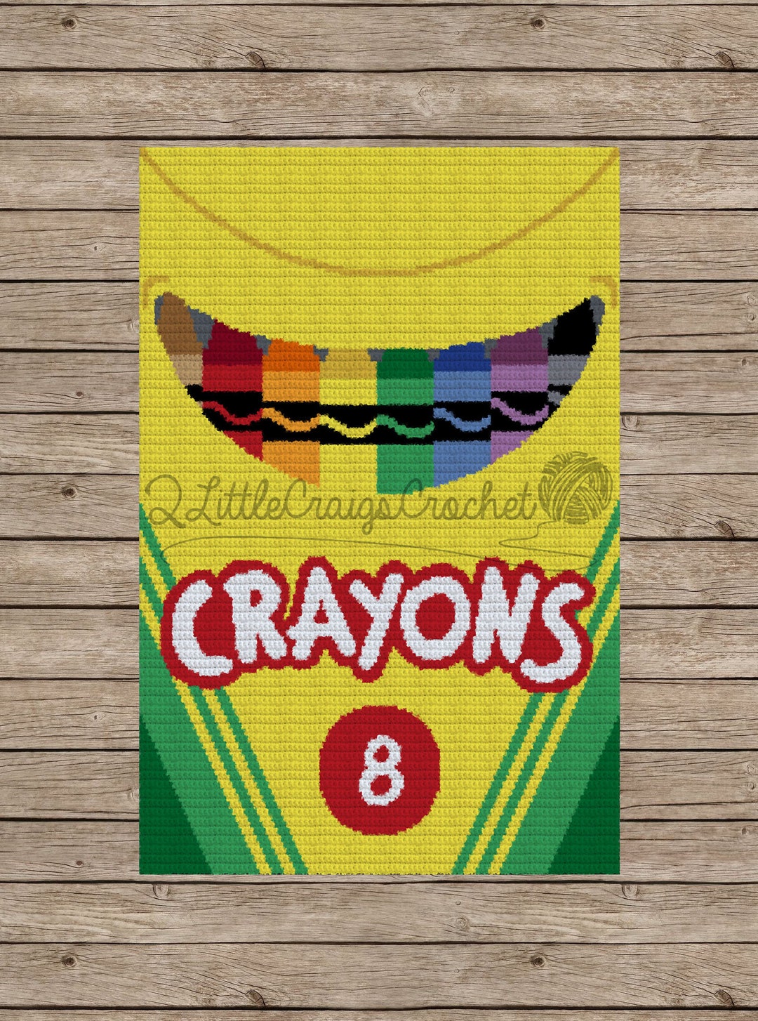 INSTANT DOWNLOAD - Crayon Graph Pattern - Crayon Toddler Pattern ...