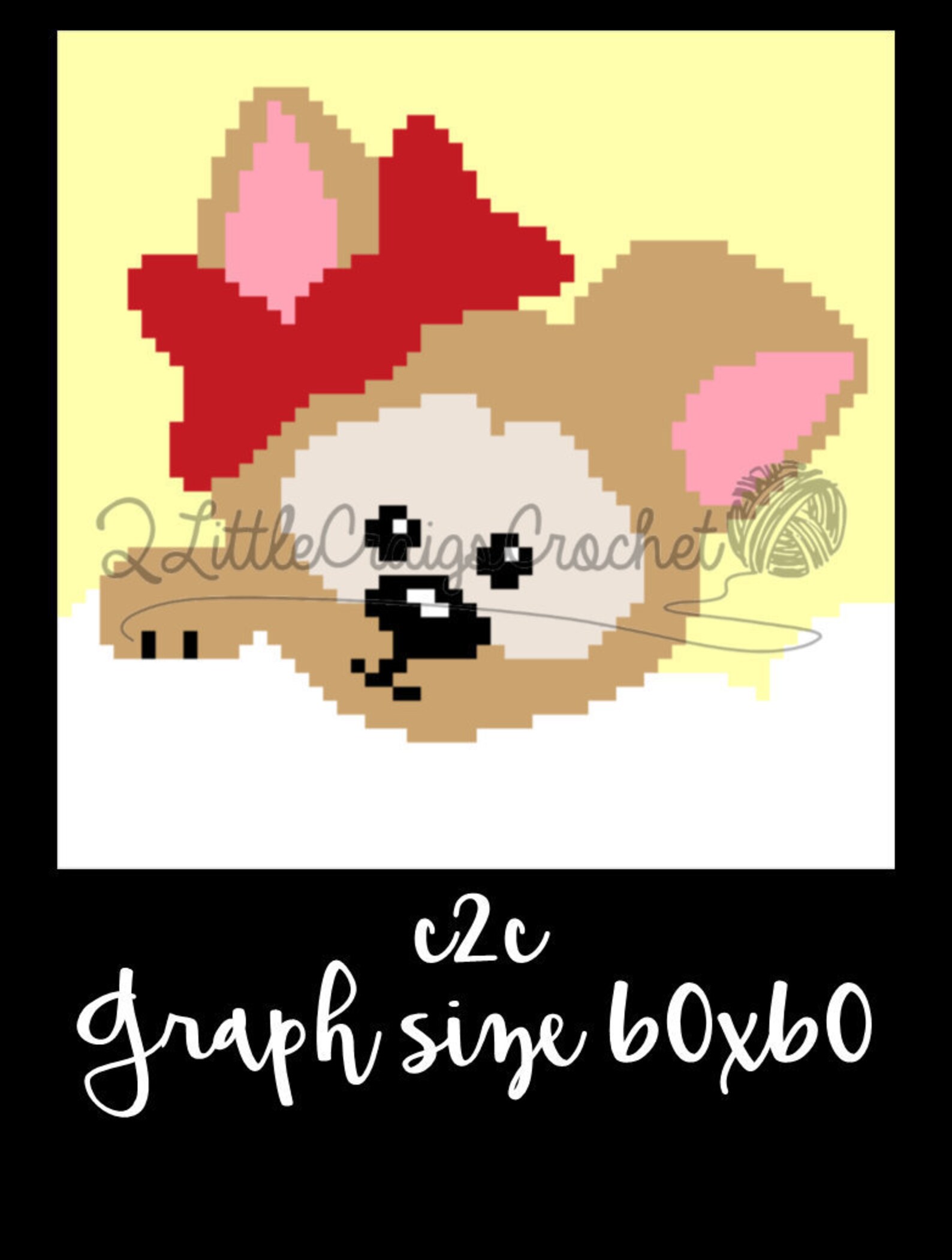 INSTANT DOWNLOAD Cat Crochet Graph Crochet Pattern - Etsy