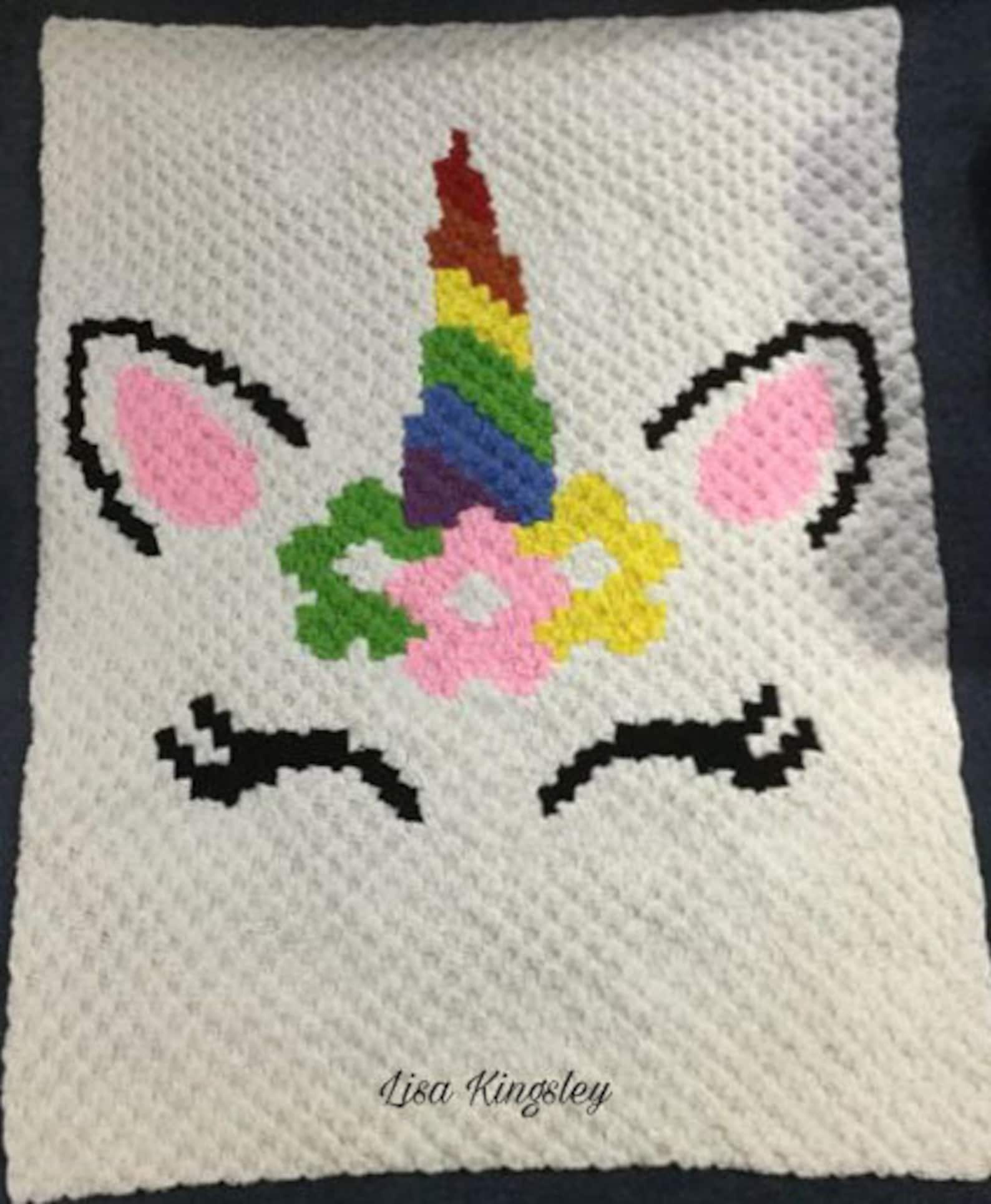 INSTANT DOWNLOAD - Unicorn - Crochet Graph - Crochet Pattern ...