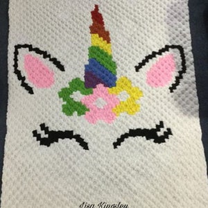INSTANT DOWNLOAD - Unicorn - Crochet Graph - Crochet Pattern ...