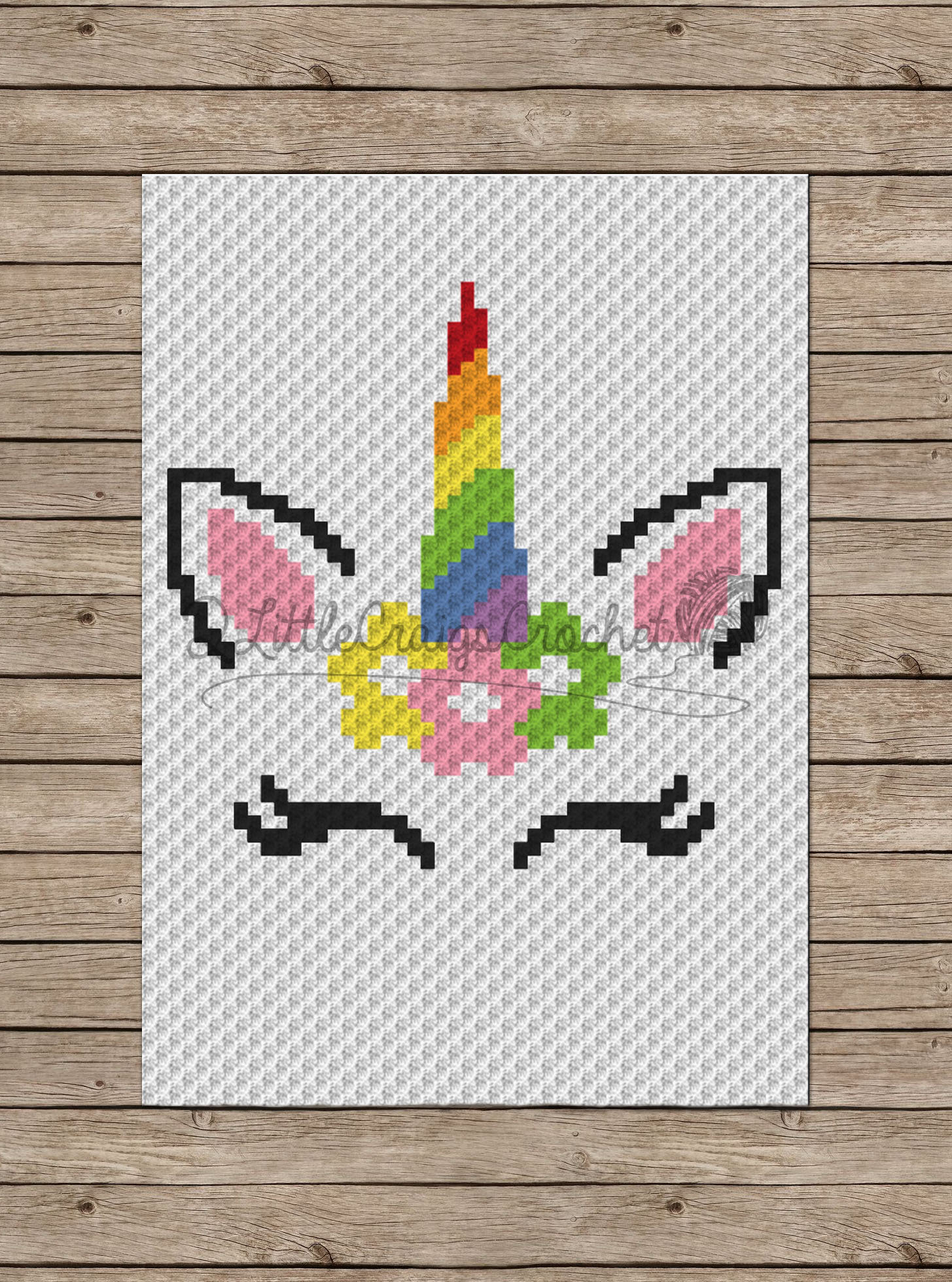 INSTANT DOWNLOAD Unicorn Crochet Graph Crochet Pattern - Etsy