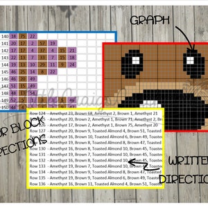 INSTANT DOWNLOAD - Teddy Bear Crochet - Crochet Alphabet - Graphgan ...