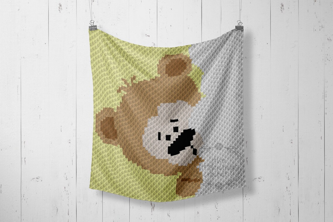 INSTANT DOWNLOAD Bear Crochet Graph Crochet Pattern - Etsy