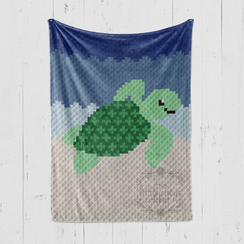 INSTANT DOWNLOAD Sea Turtle Crochet Graph Crochet - Etsy