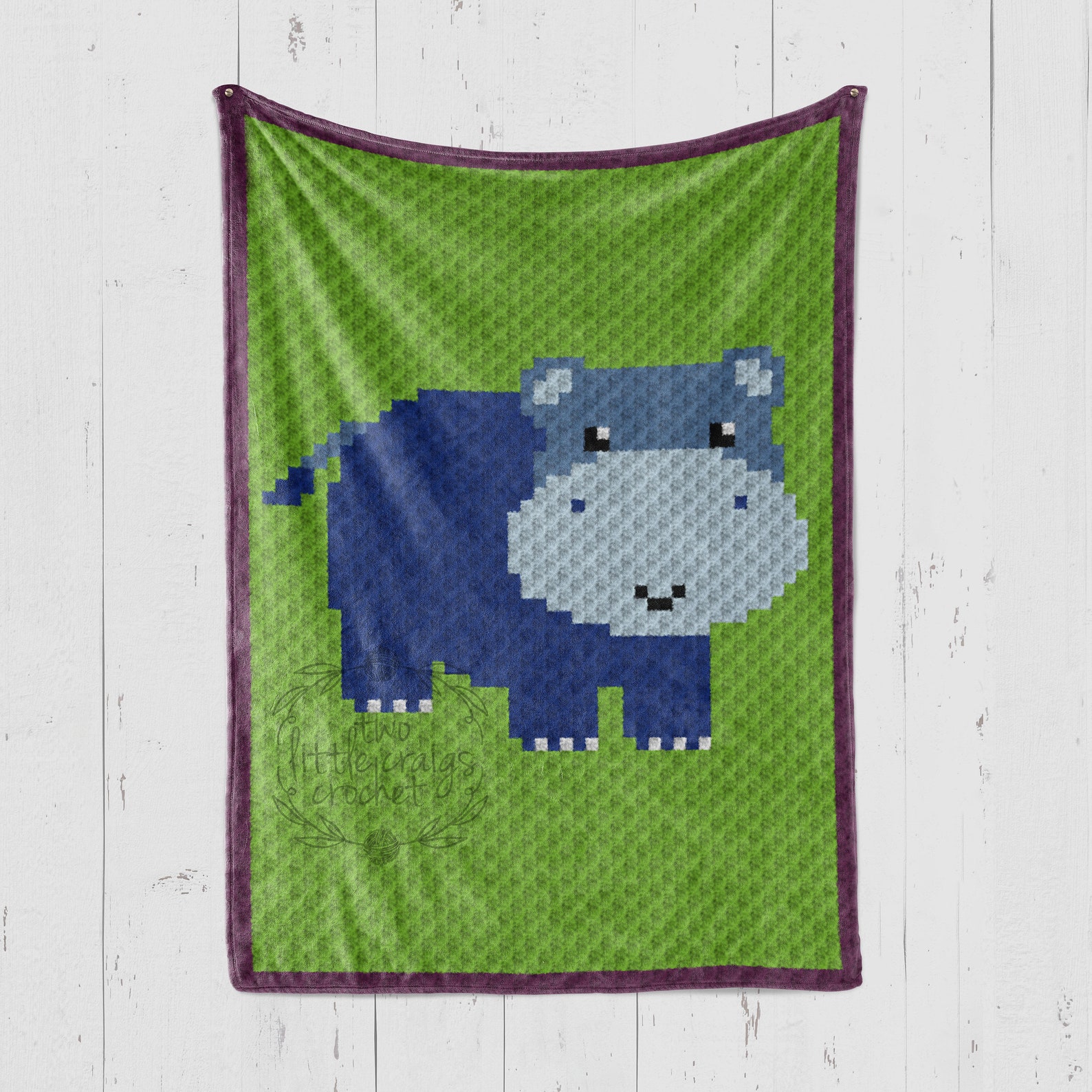 INSTANT DOWNLOAD Hippo Crochet Graph Crochet Pattern - Etsy