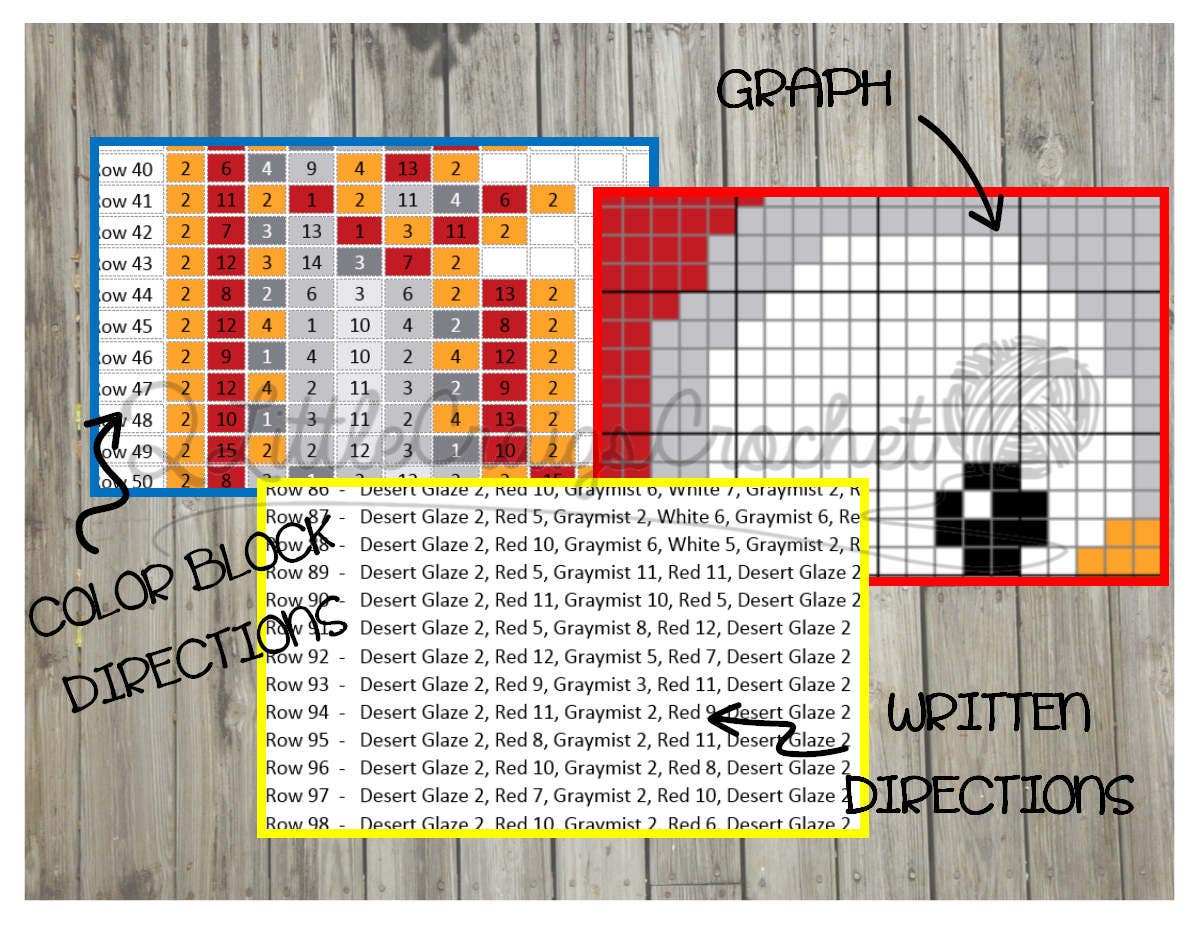 INSTANT DOWNLOAD Owl Crochet Graph Crochet Pattern - Etsy