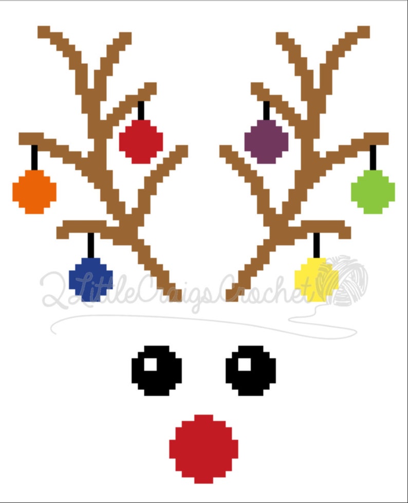 INSTANT DOWNLOAD Reindeer C2c Crochet Graph Crochet - Etsy Canada