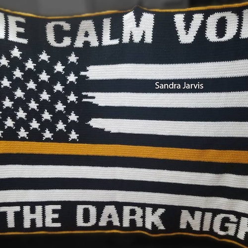 Thin Blue Yellow Line Police Dispatcher Distressed US Flag | Etsy