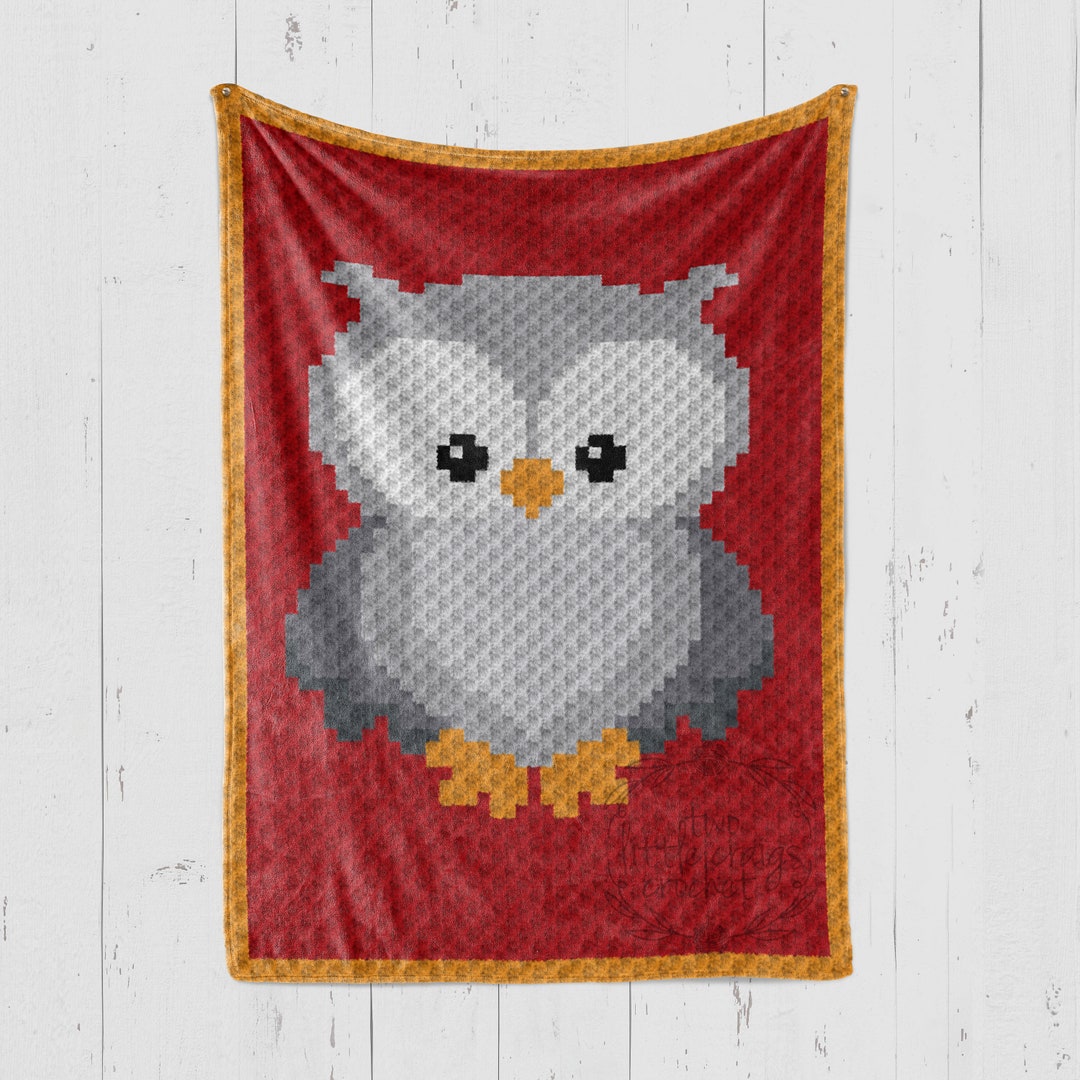 INSTANT DOWNLOAD - Owl - Crochet Graph - Crochet Pattern - Woodland ...