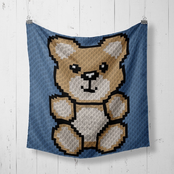 Teddy Bear C2c - Etsy