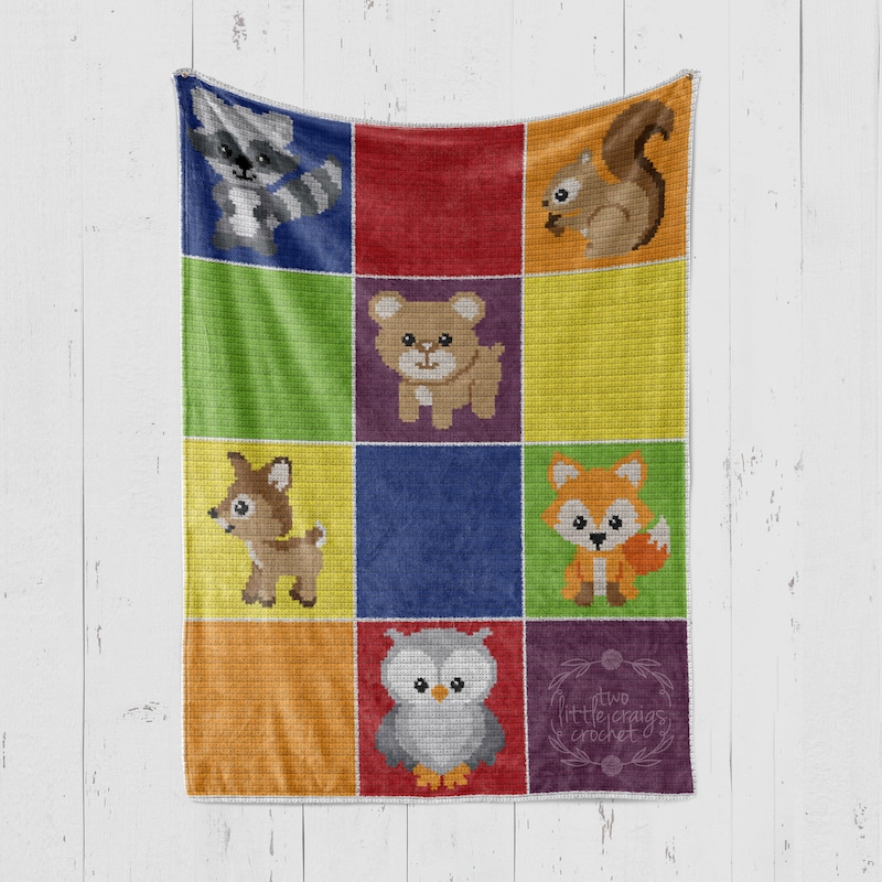 Woodland Animal Pattern - Etsy