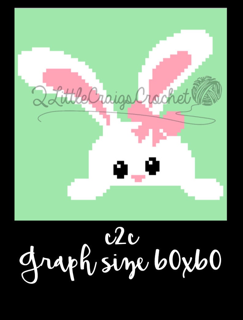INSTANT DOWNLOAD - Bunny - Crochet Graph - Crochet Pattern - Baby ...