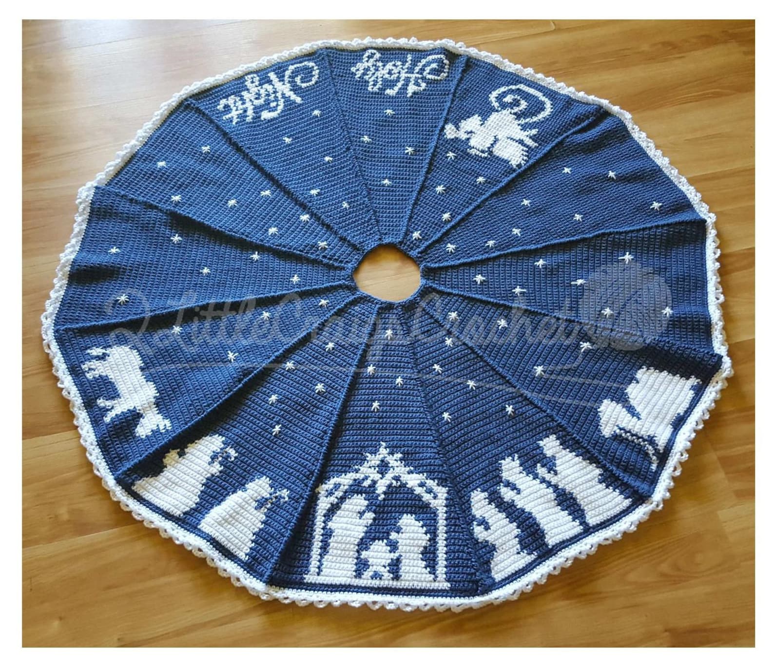 Crochet Christmas Tree Skirt Crochet Tree Skirt Crochet - Etsy