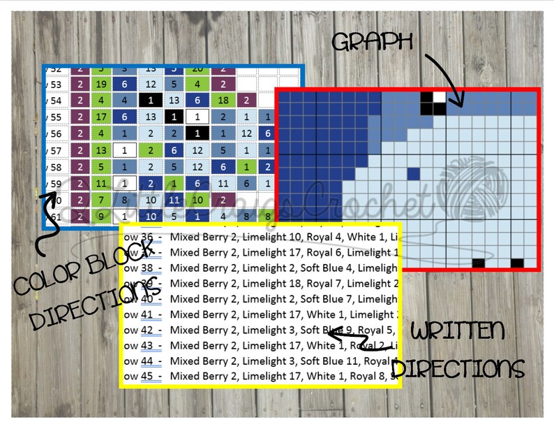 INSTANT DOWNLOAD Hippo Crochet Graph Crochet Pattern | Etsy