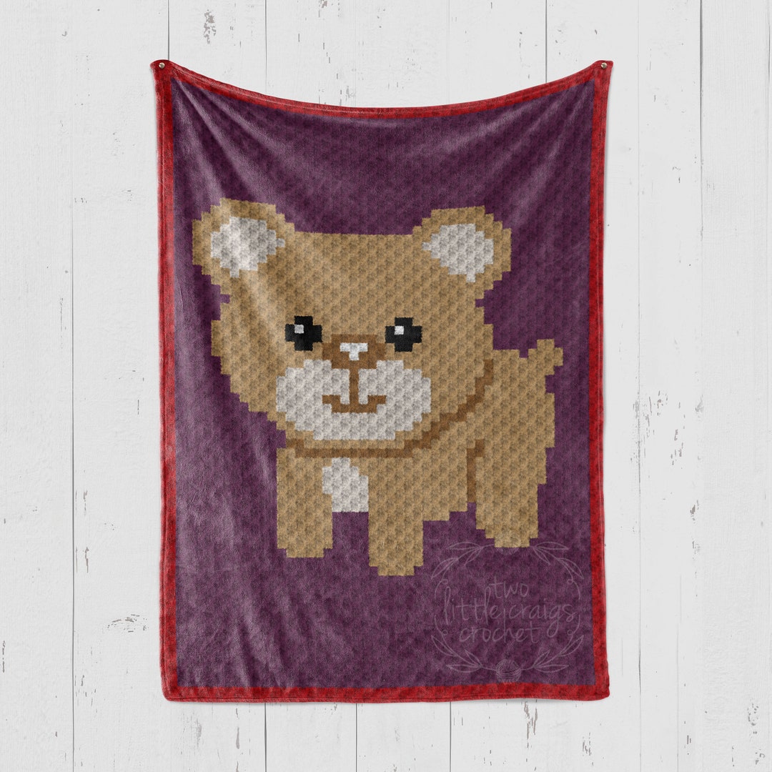 INSTANT DOWNLOAD - Bear - Crochet Graph - Crochet Pattern - Woodland ...