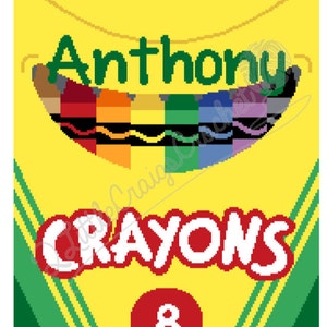 INSTANT DOWNLOAD Crayon Graph Pattern Crayon Toddler | Etsy