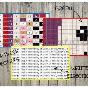 INSTANT DOWNLOAD - Bunny - Rabbit - Crochet Graph - Crochet Pattern ...