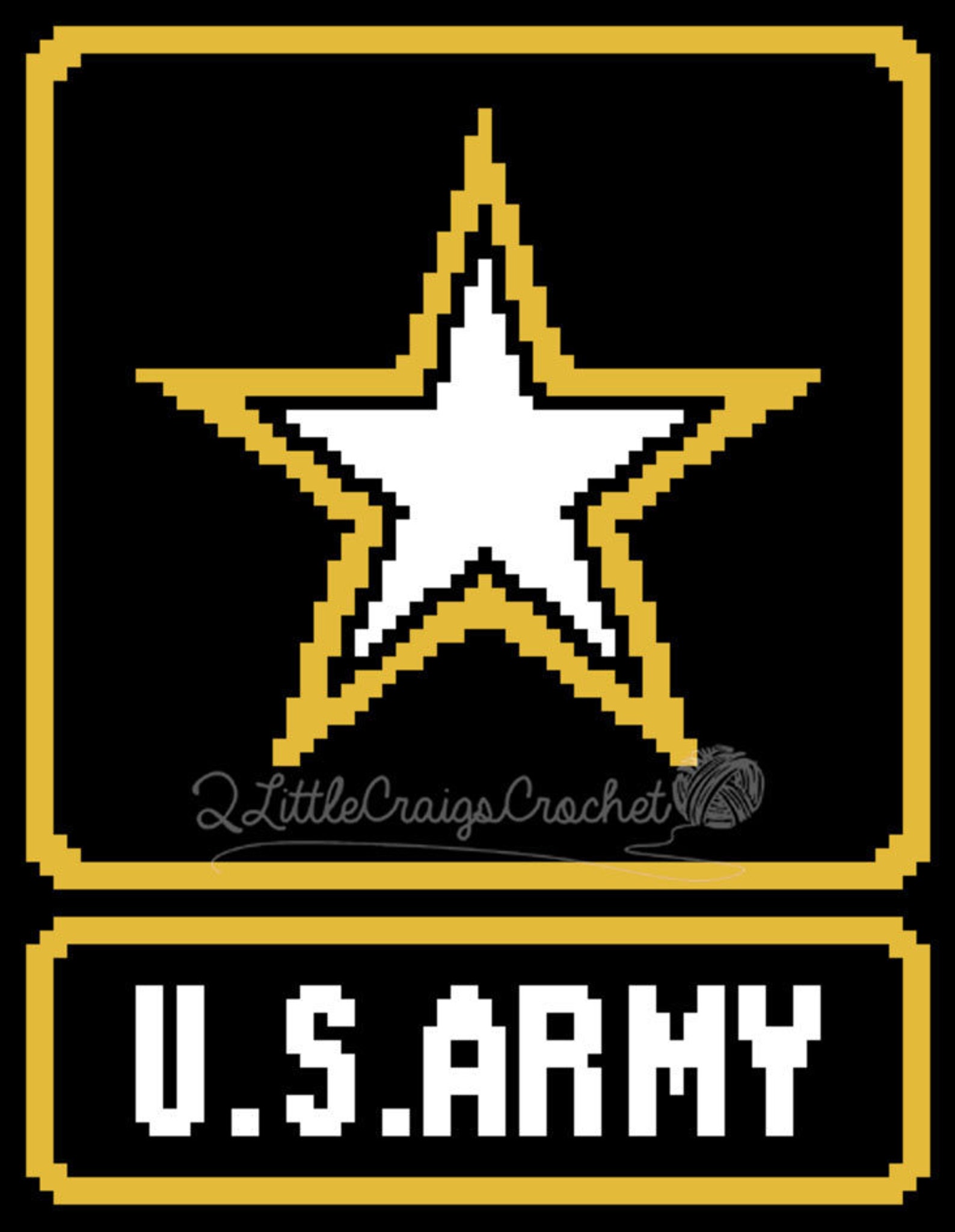 INSTANT DOWNLOAD US Army Graph Army Crochet Graph Army | Etsy