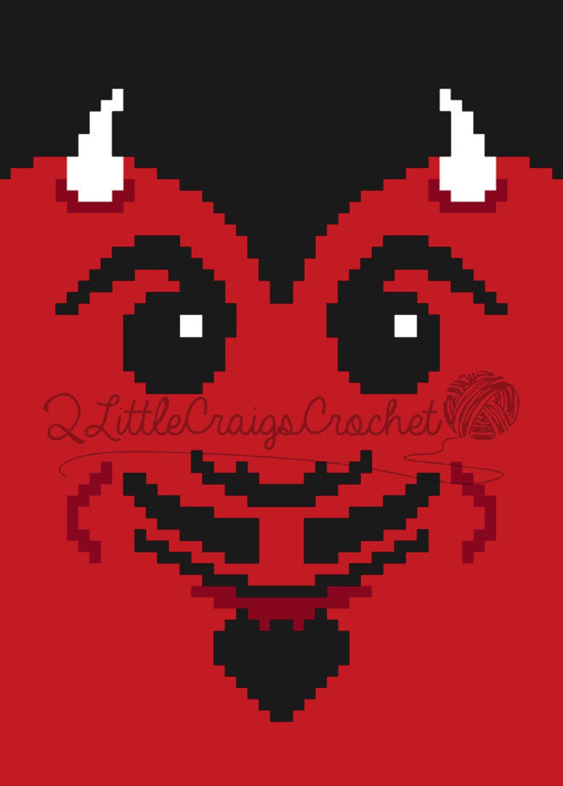 INSTANT DOWNLOAD Little Devil Crochet Graph Crochet | Etsy