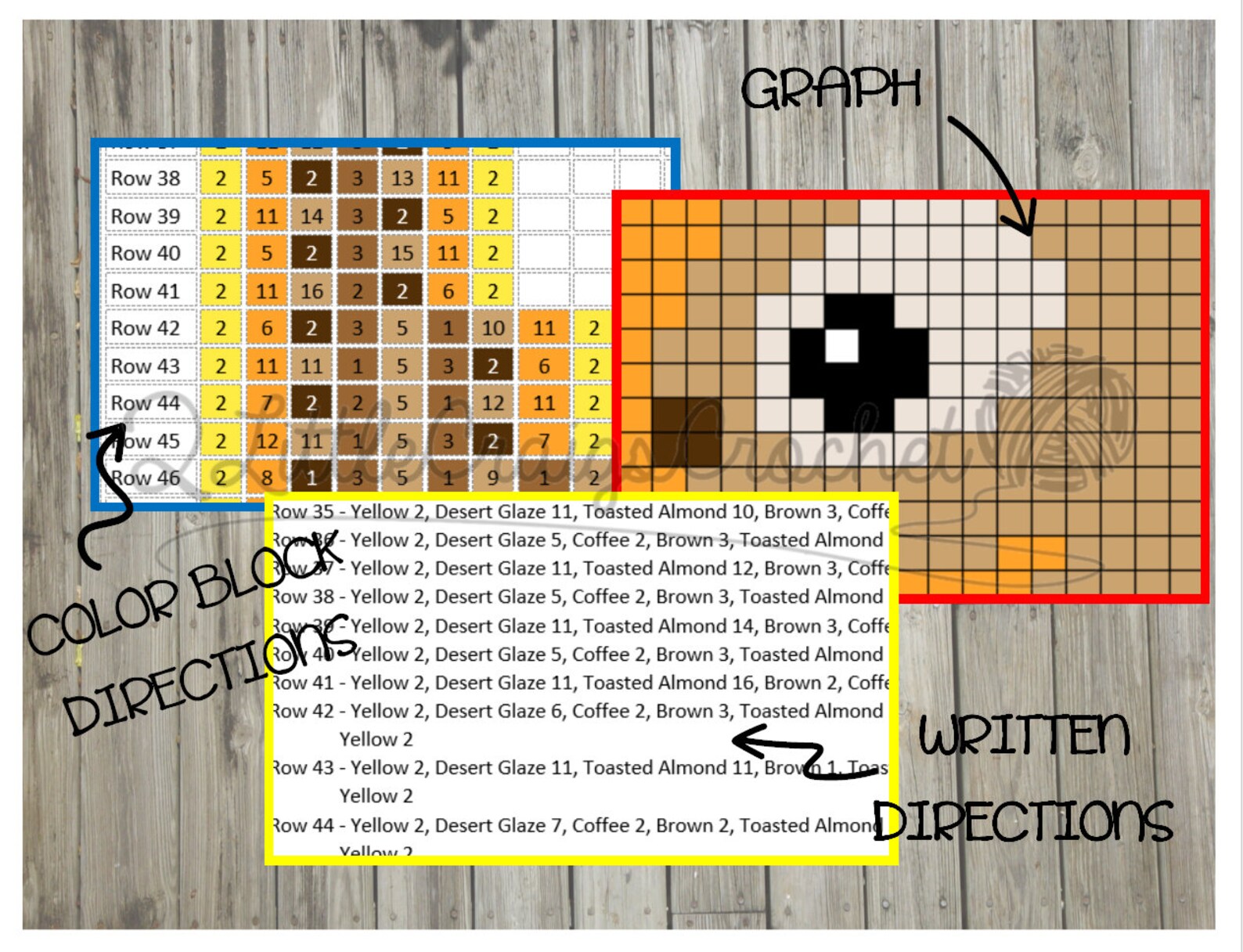 INSTANT DOWNLOAD - Squirrel - Crochet Graph - Crochet Pattern ...