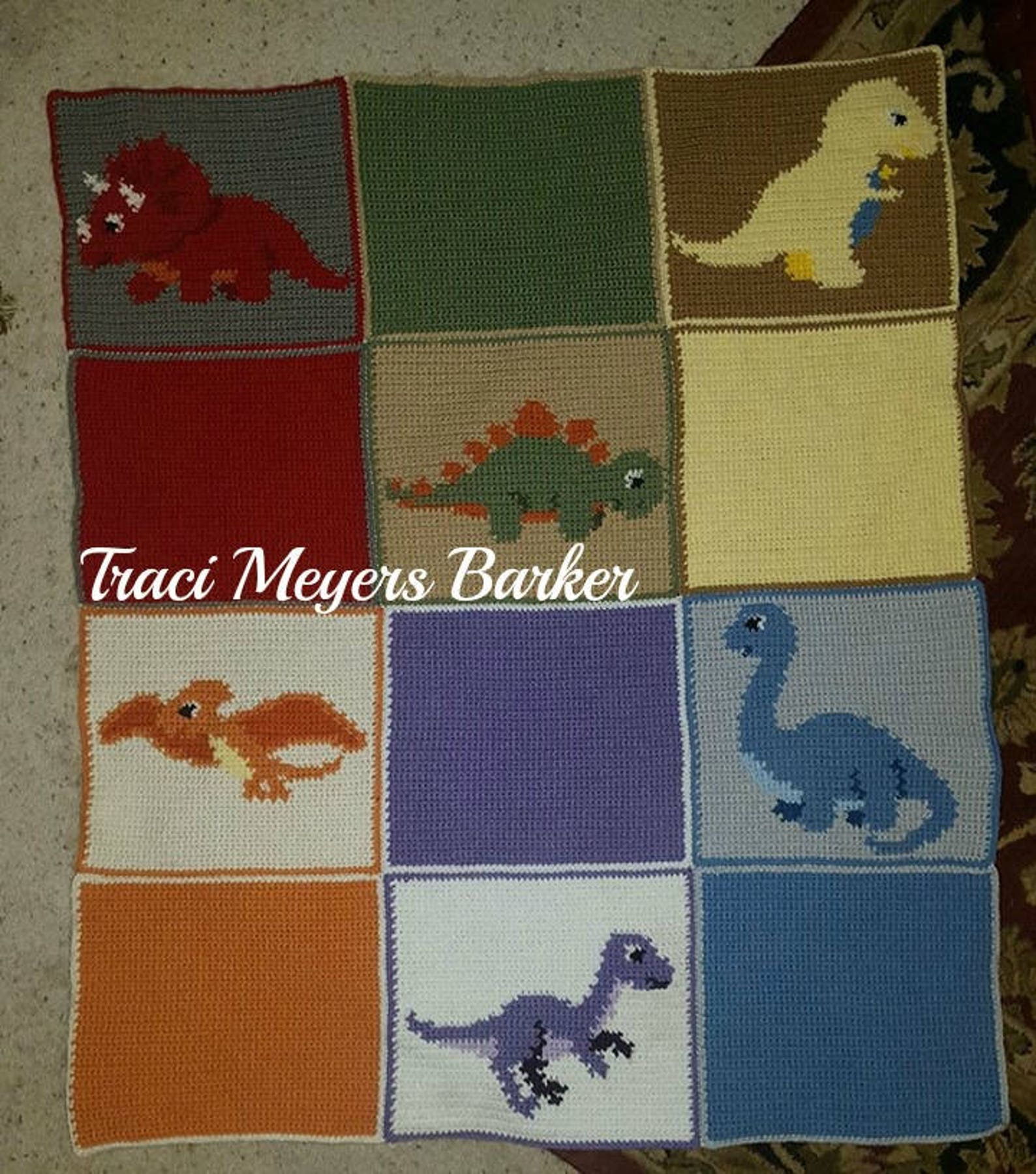 INSTANT DOWNLOAD Dinosaurs Crochet Graph Crochet Pattern | Etsy Canada