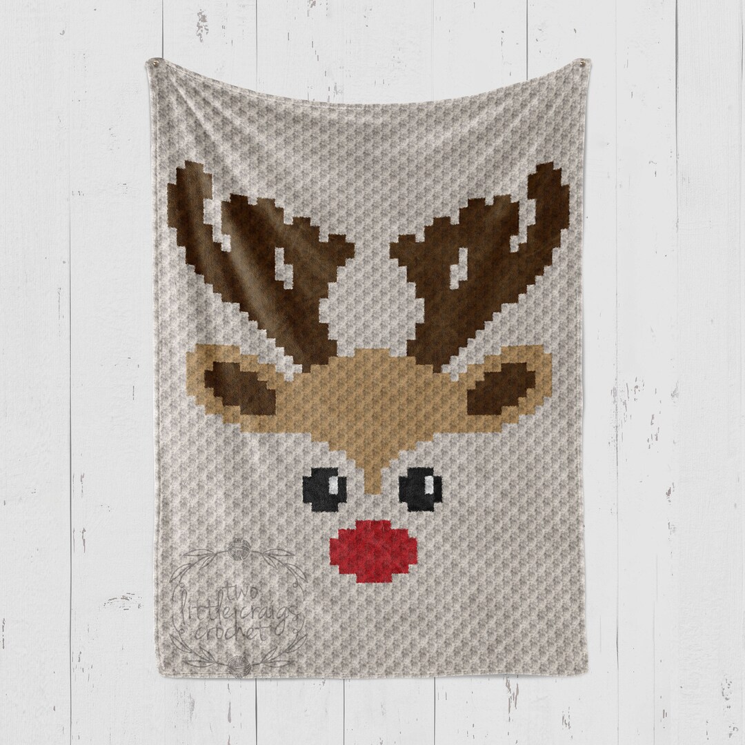 INSTANT DOWNLOAD - Boy Reindeer - Crochet Graph - Crochet Pattern ...
