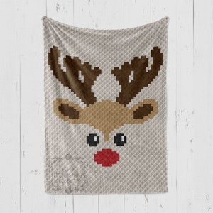 INSTANT DOWNLOAD - Boy Reindeer - Crochet Graph - Crochet Pattern ...
