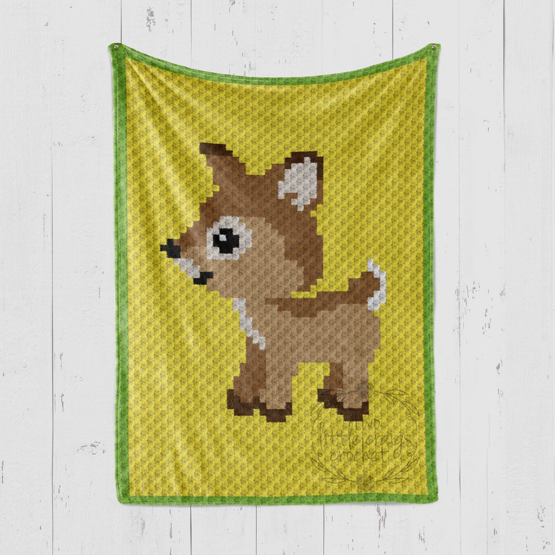 INSTANT DOWNLOAD - Deer - Crochet Graph - Crochet Pattern - Woodland ...