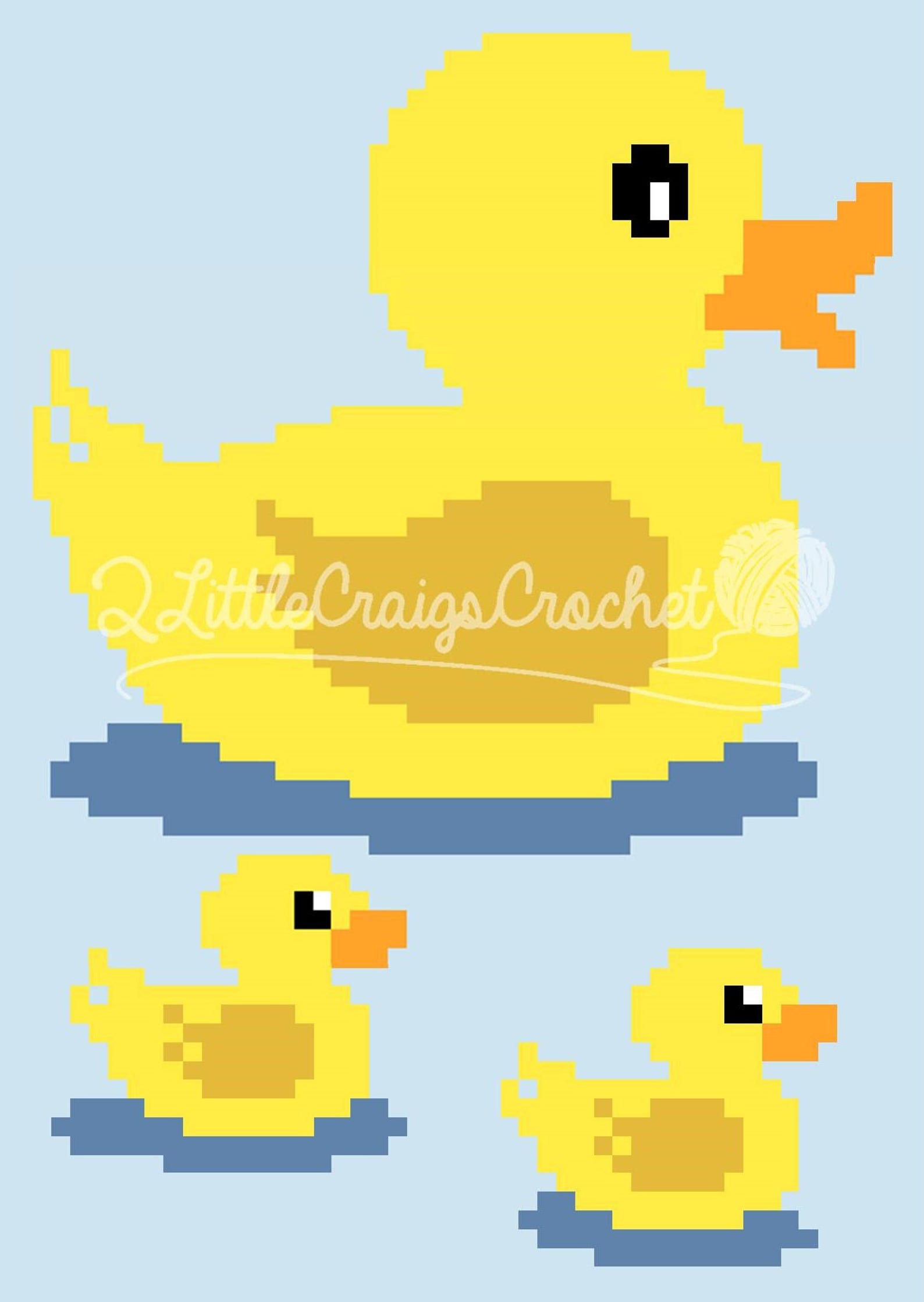 INSTANT DOWNLOAD - Duck - Crochet Graph - Crochet Pattern - Baby Ducks ...