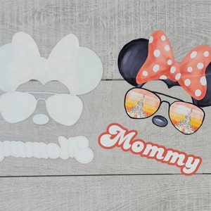 Matching Family Custom Disney Character Sunglass DTF Heat Press ...