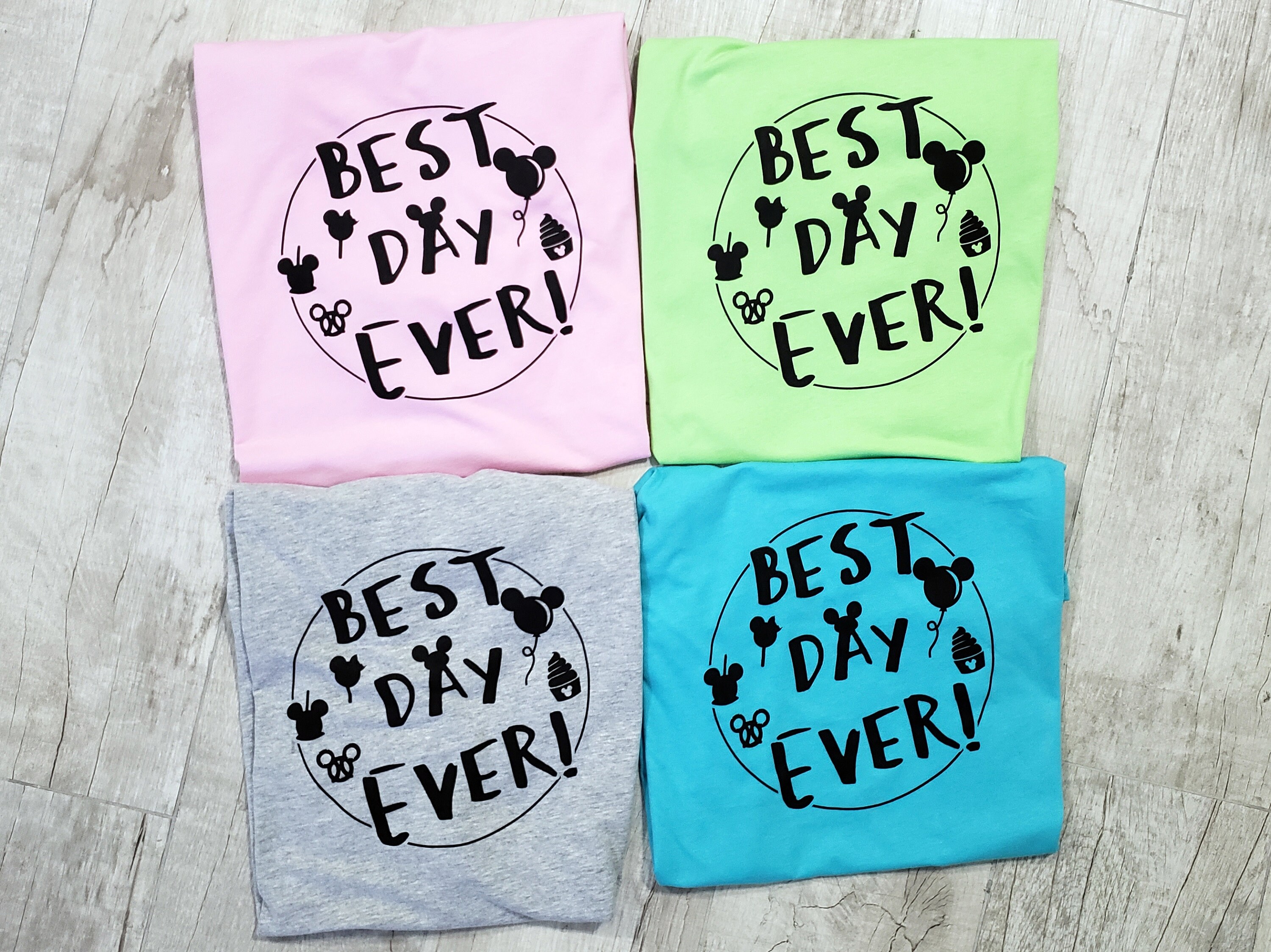 BEST DAY EVER Mickey Disney Family Vacation Shirts - Etsy