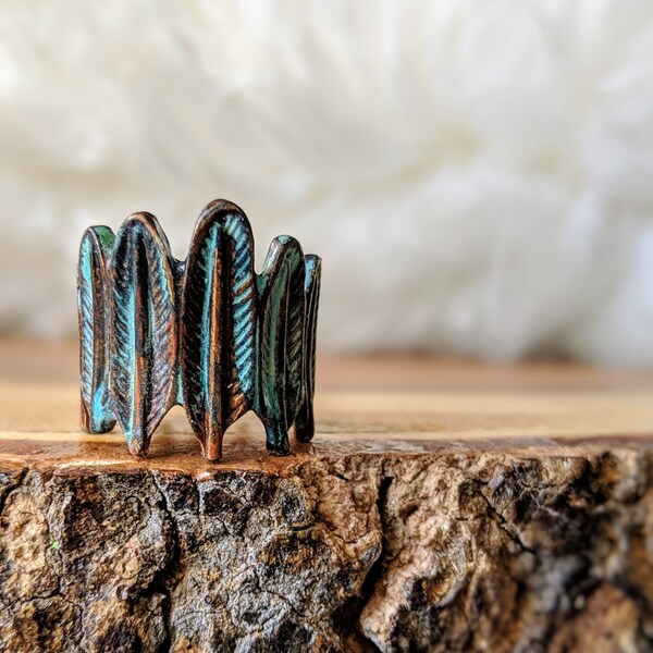 Patina Ring - Etsy