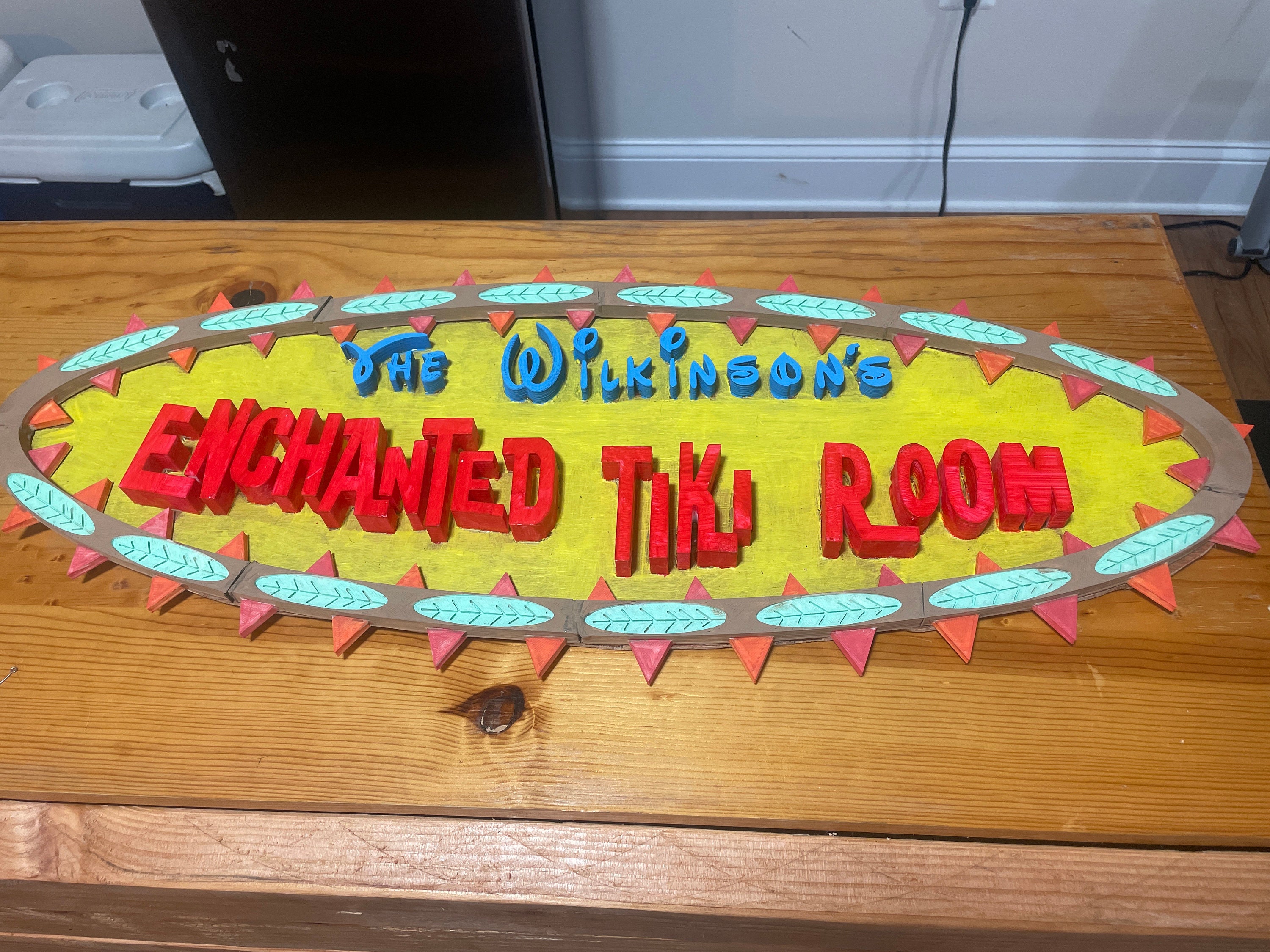 Personalized Tiki Room Sign - Etsy