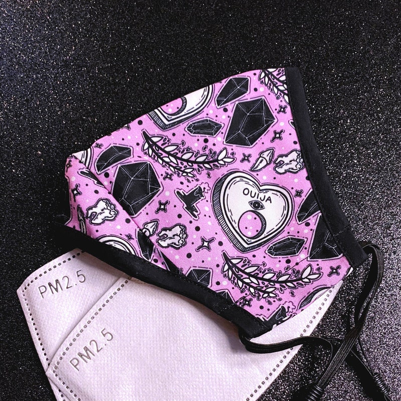 Goth Face Mask - Etsy