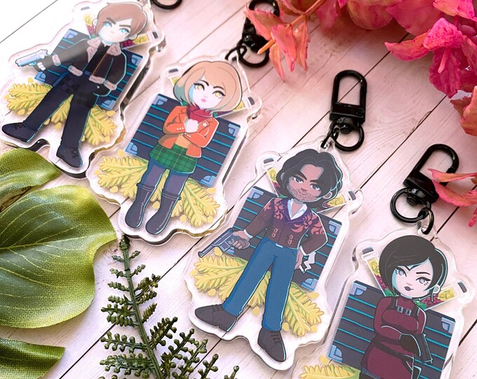 Resident Evil 4 3 Acrylic Keychain - Etsy