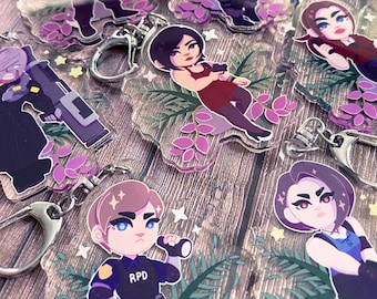 Resident Evil Keychain | Etsy