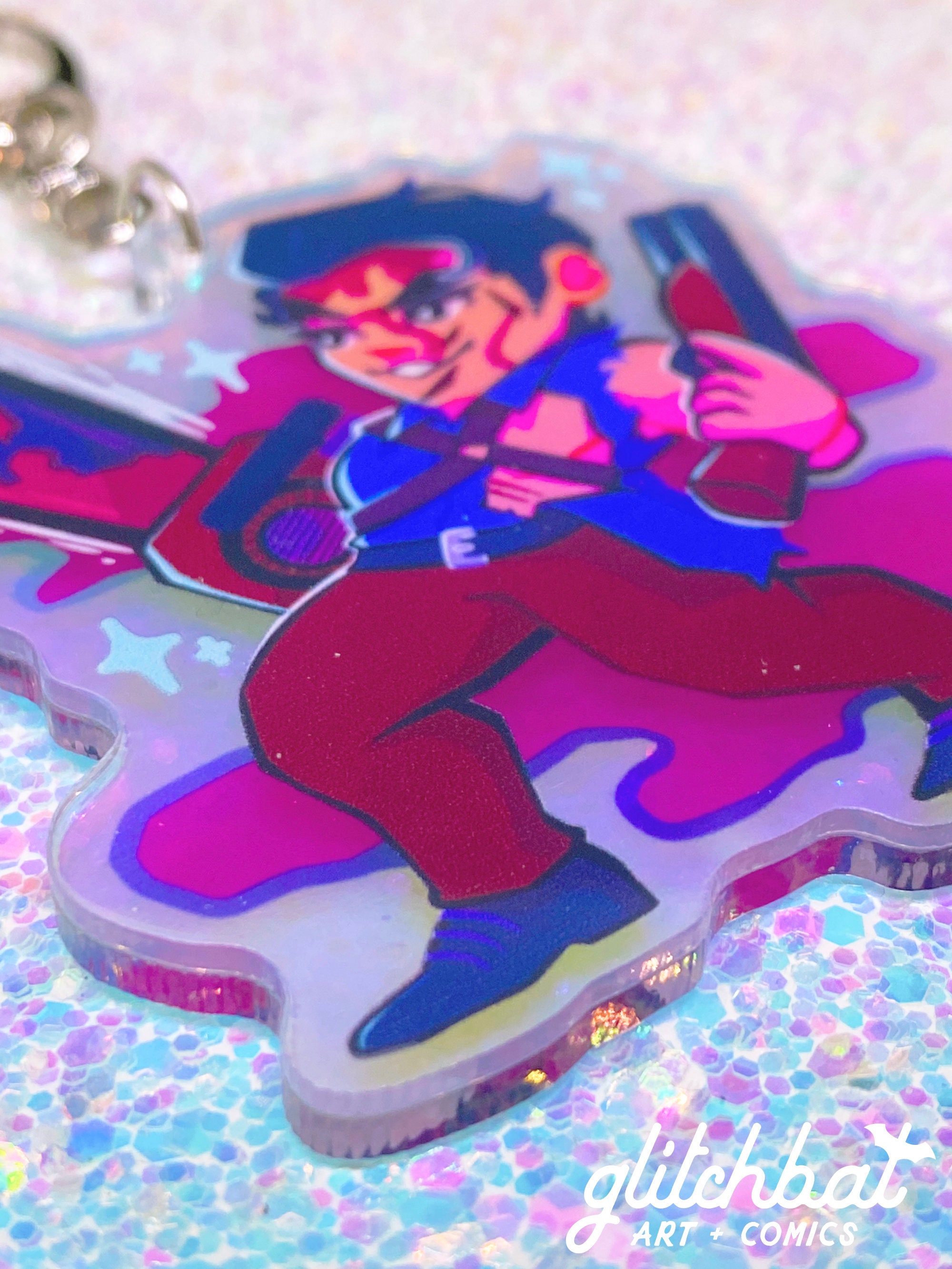 Evil Dead ASH WILLIAMS 2.5 Iridescent Acrylic Keychain - Etsy