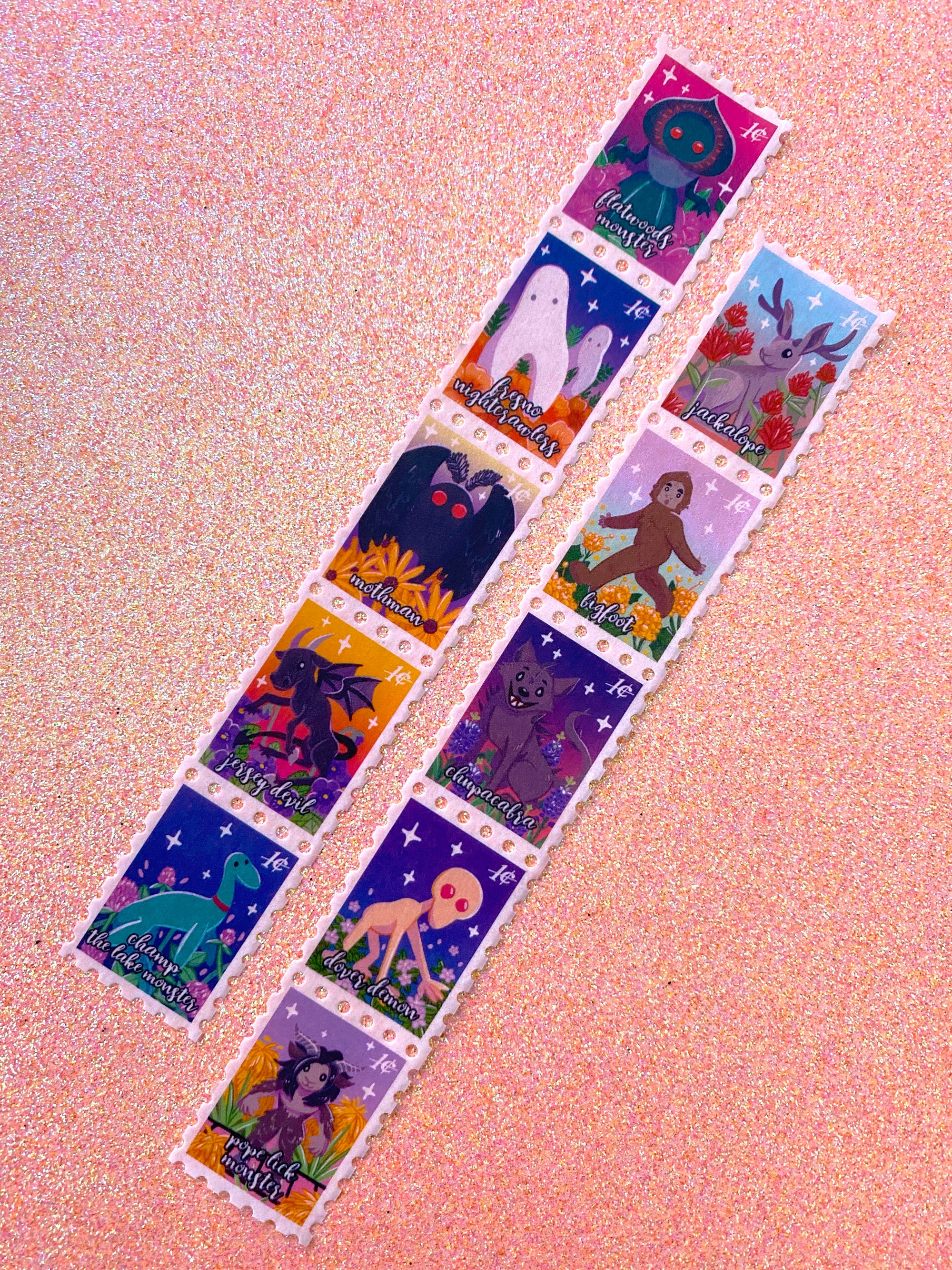 FLORAL CRYPTID Stamp Washi Tape - Etsy