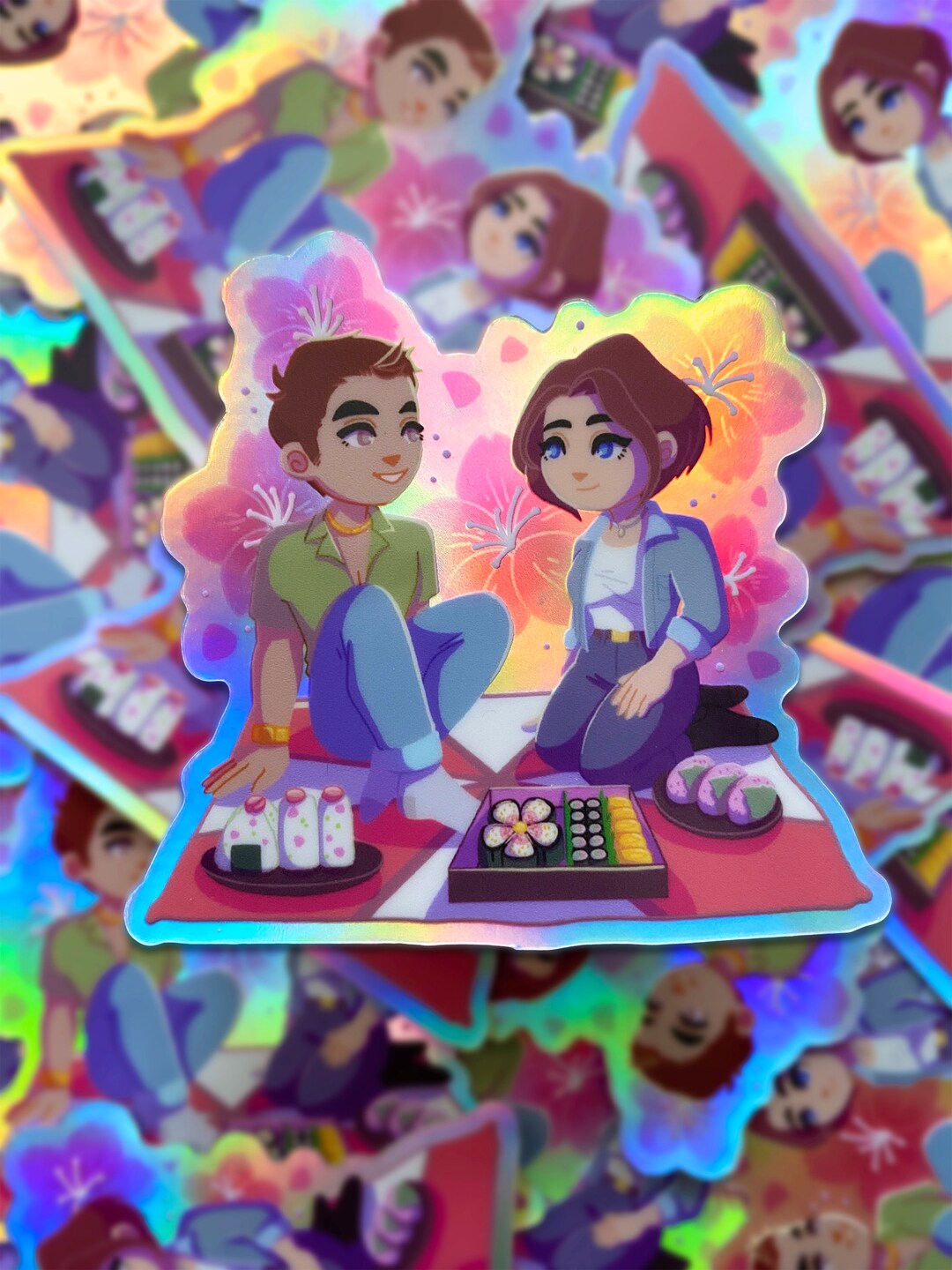 Resident Evil STARS HANAMI 3 Holographic Sticker - Etsy