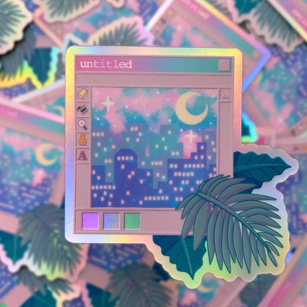 Vaporwave Sticker - Etsy